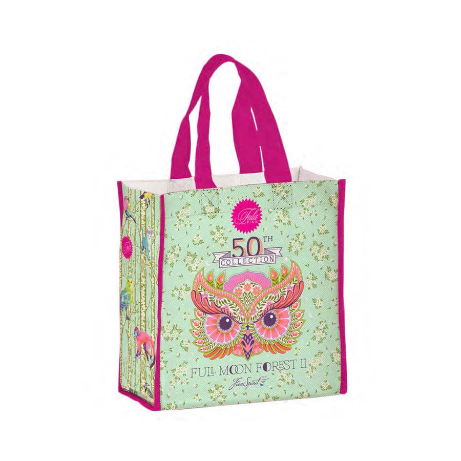Full Moon Forest II Tula Pink 50th Collection Tote – Strawberry Quiltcake